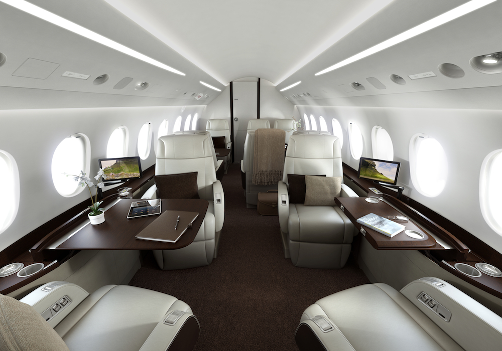 Dassault Unveils Falcon 2000S Cabin Design | Business Jet Traveler