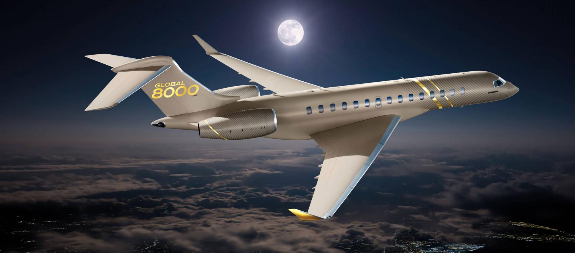Bombardier Launches Global 8000 and Flirts with Supersonic Speeds ...