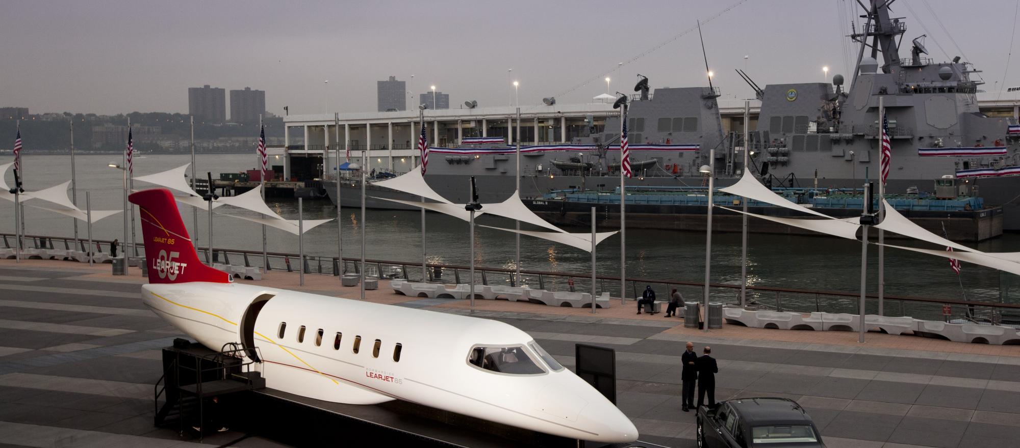 Learjet 85 Unveiled at Intrepid Museum in New York City | Business Jet ...